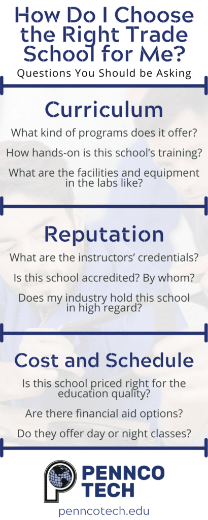 How to Find the Right Trade School for You - Pennco Tech